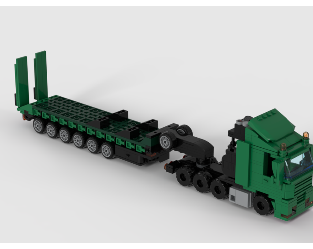 LEGO MOC City Army heavy transport truck (short and long version) by ...