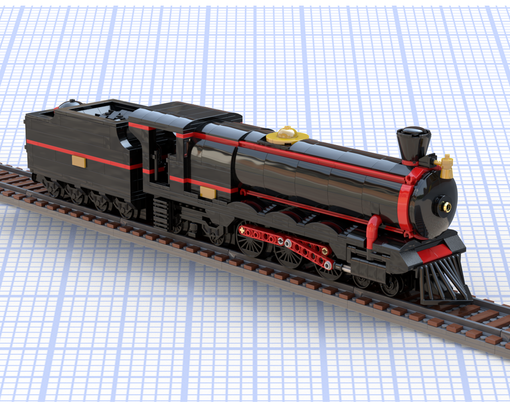 LEGO MOC Steam Train by Stormy | Rebrickable - Build with LEGO