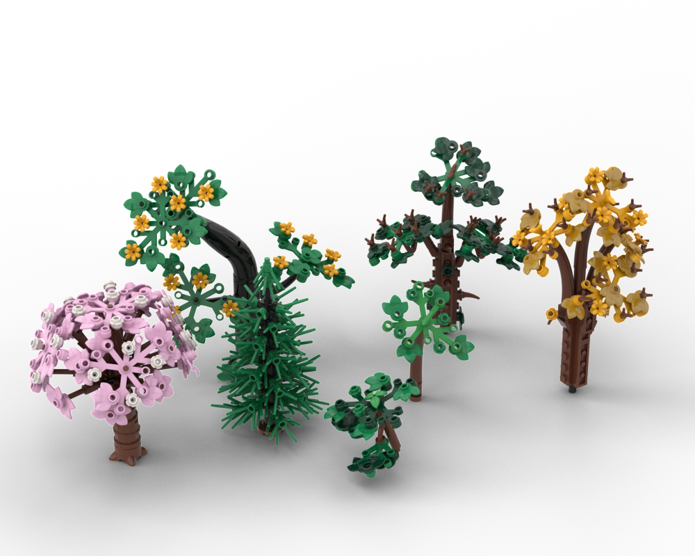 LEGO MOC trees by penguin_bobo | Rebrickable - Build with LEGO