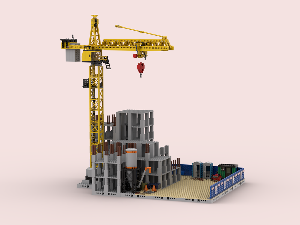 LEGO MOC-224680 Modular Tower Crane by MHB Construction | Rebrickable ...