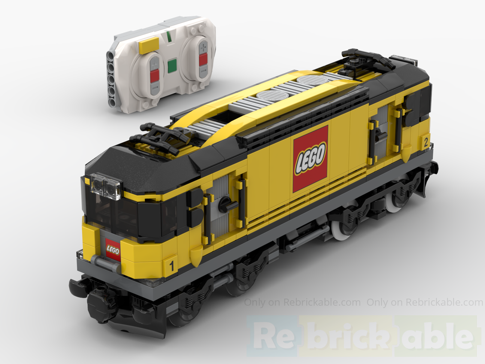 LEGO MOC "Lego" Locomotive by LeFisch | Rebrickable - Build with LEGO