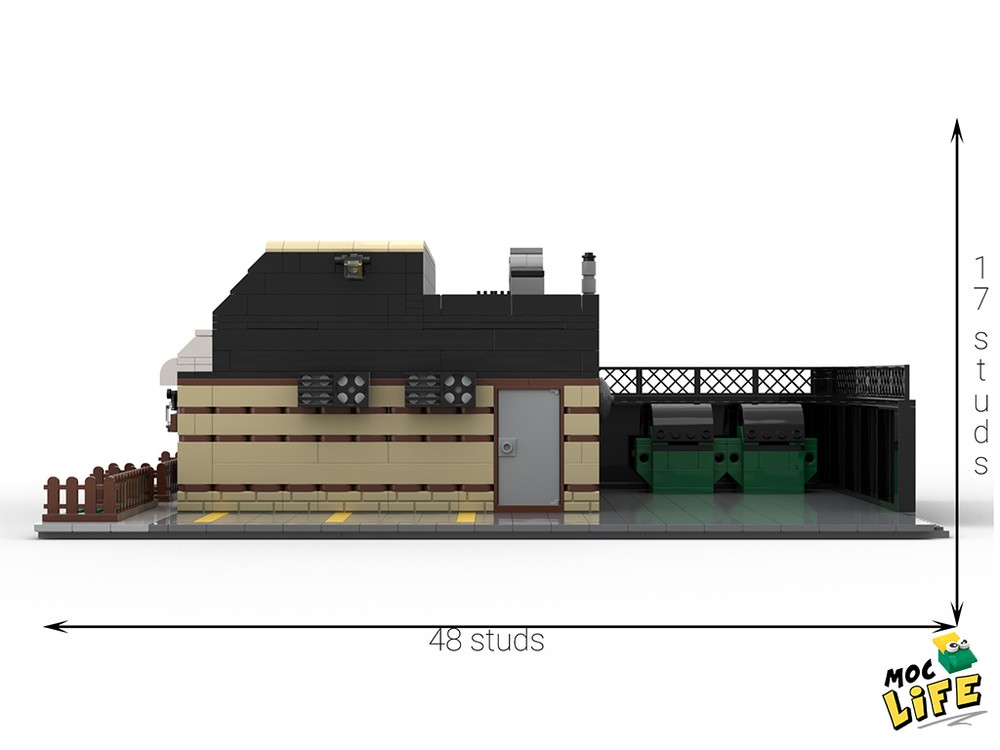 LEGO MOC Italian restaurant by MocLife | Rebrickable - Build with LEGO