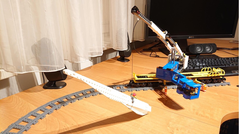 LEGO MOC Heavy Railroad Crane by Gemiini | Rebrickable - Build with LEGO
