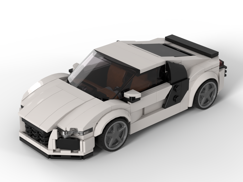 LEGO MOC-224735 Audi R8 MOD 8wide by Linse | Rebrickable - Build with LEGO