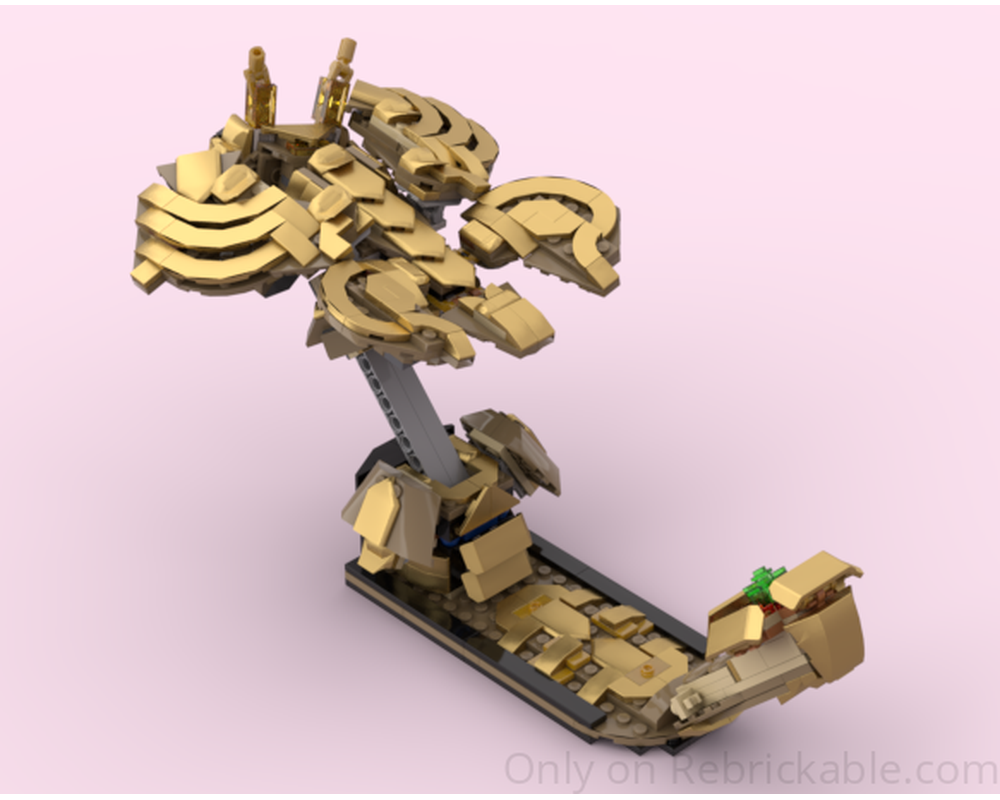 LEGO MOC 76191: Golden Butterfly (Effect) by MK4 | Rebrickable - Build ...