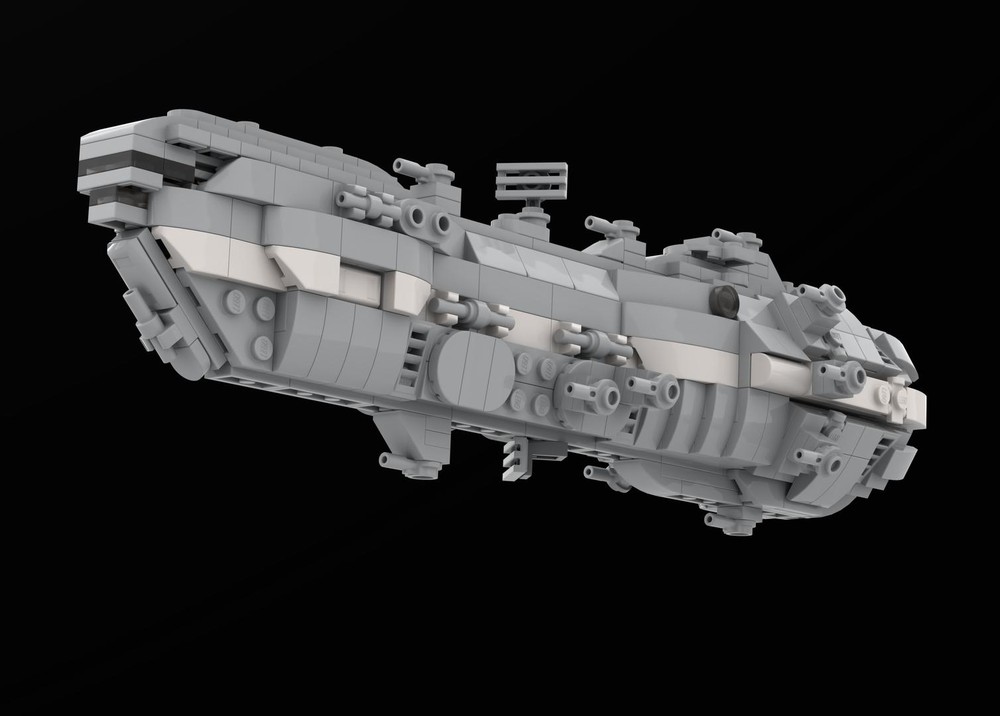 LEGO MOC Lancer-class frigate by BrickRemnant | Rebrickable - Build ...
