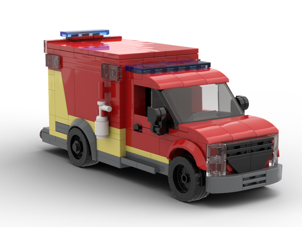 LEGO MOC-224763 Fire Dept. Ambulance | EMS 1 by Finleys Lego Creations ...