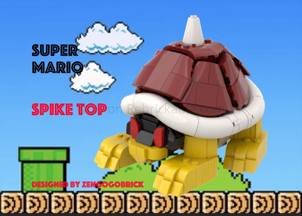 LEGO MOC-224779 40787 Super Mario – Spike Top by zengogobrick ...