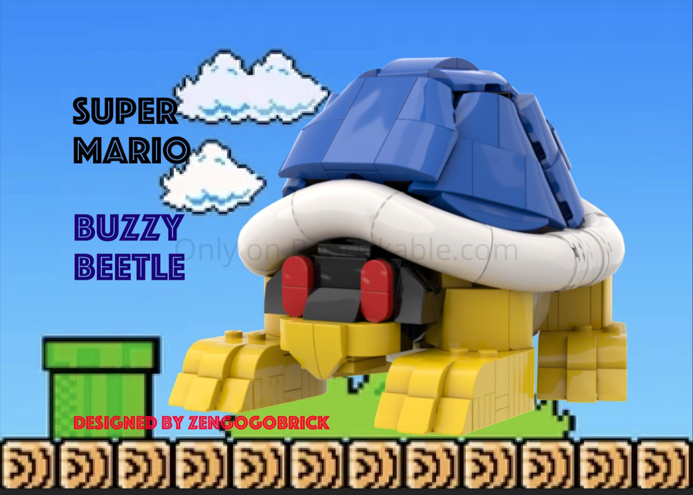 LEGO MOC 40787 Super Mario – Buzzy Beetle by zengogobrick | Rebrickable ...