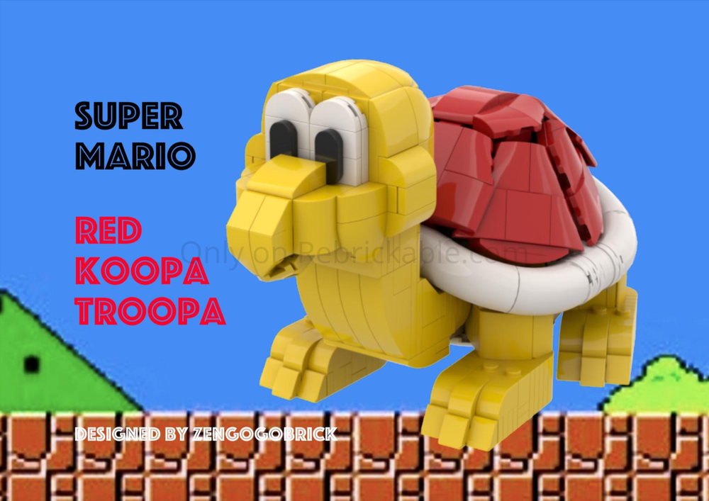 LEGO MOC 40787 Super Mario – Red Koopa Troopa by zengogobrick ...