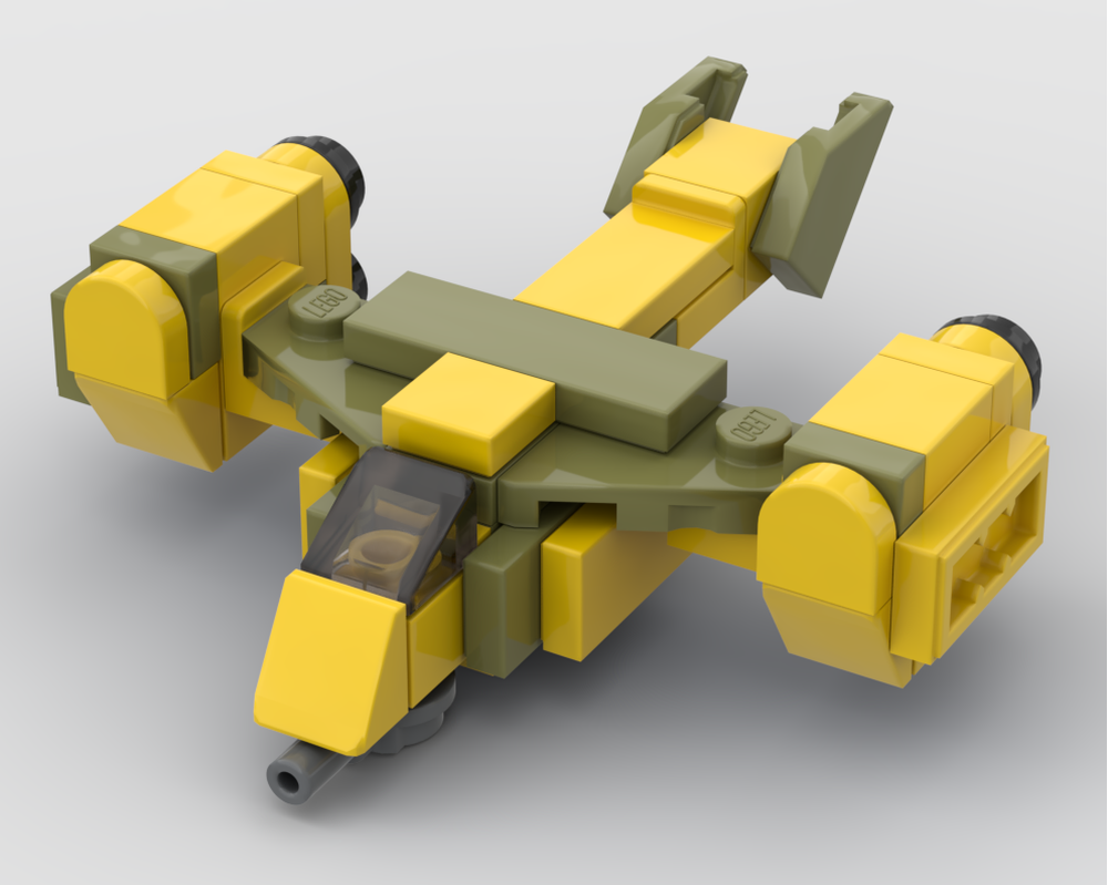 LEGO MOC-224797 Helldivers 2 Micro Pelican 1 by ruralbricks ...