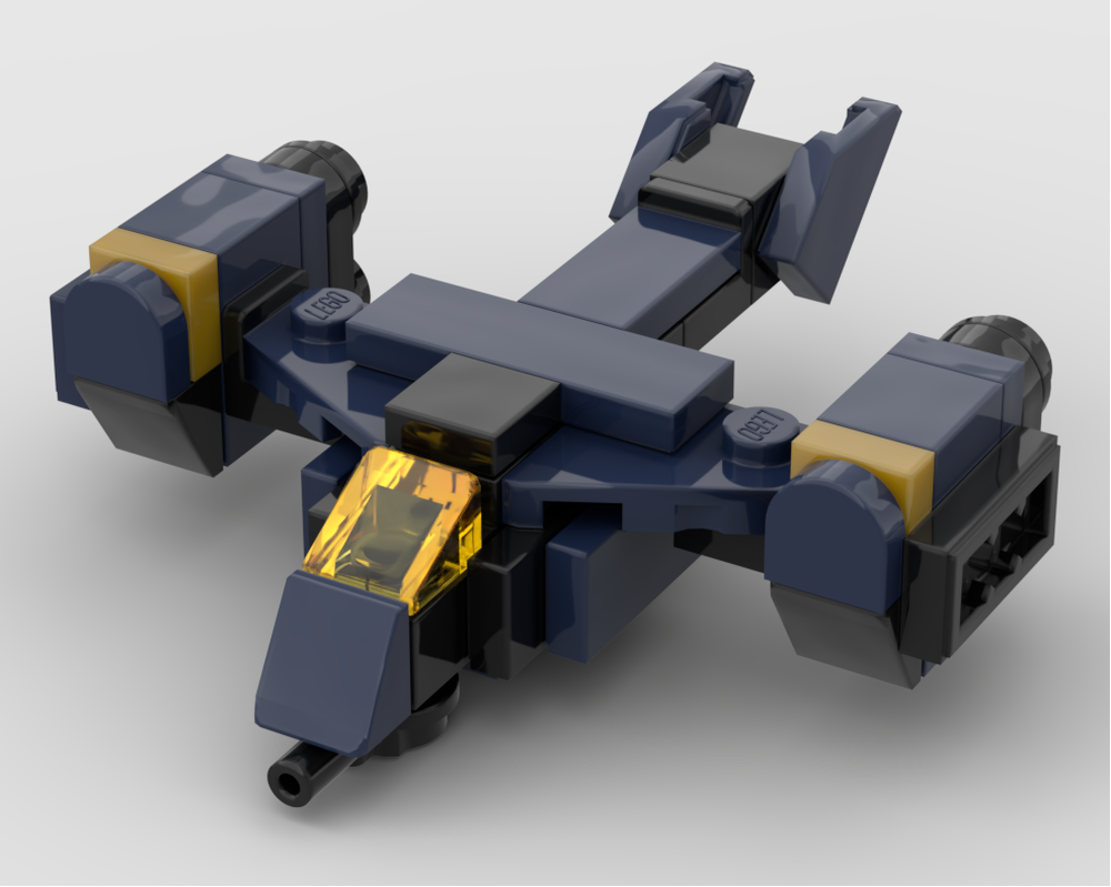 LEGO MOC-224797 Helldivers 2 Micro Pelican 1 by ruralbricks ...