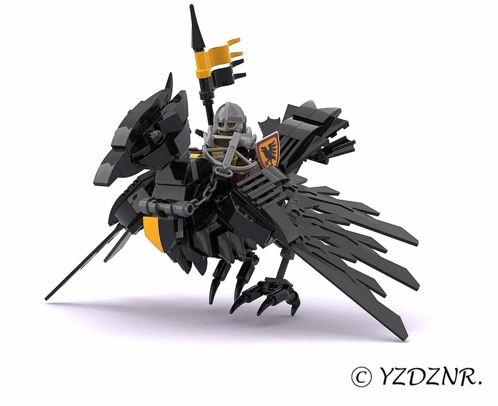 LEGO MOC The Flying Crow Knight by yascr2024 | Rebrickable - Build with ...