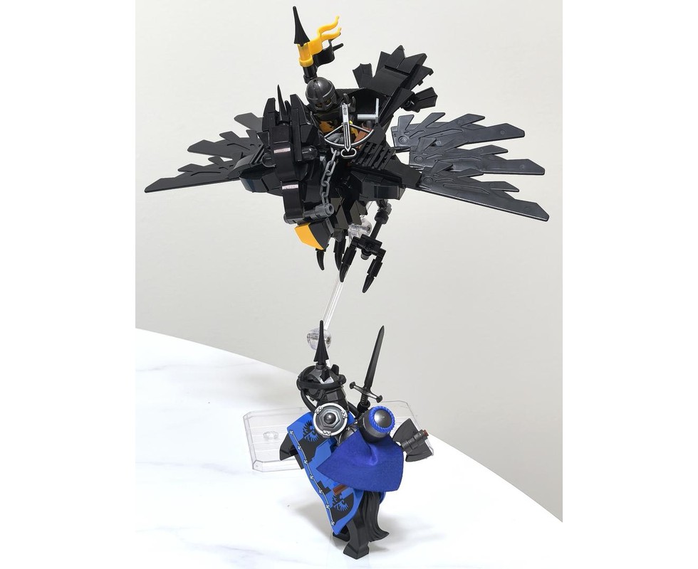 LEGO MOC The Flying Crow Knight by yascr2024 | Rebrickable - Build with ...