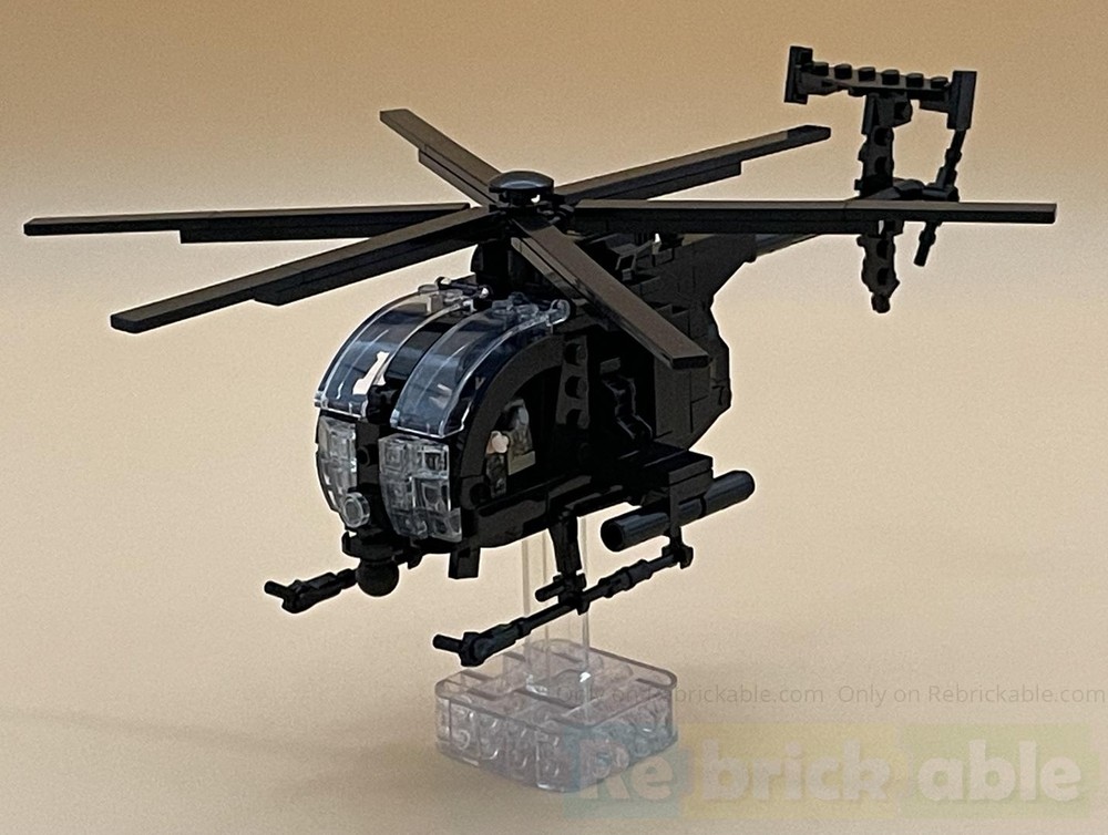LEGO MOC MH-6 Little Bird by LKBuilds | Rebrickable - Build with LEGO