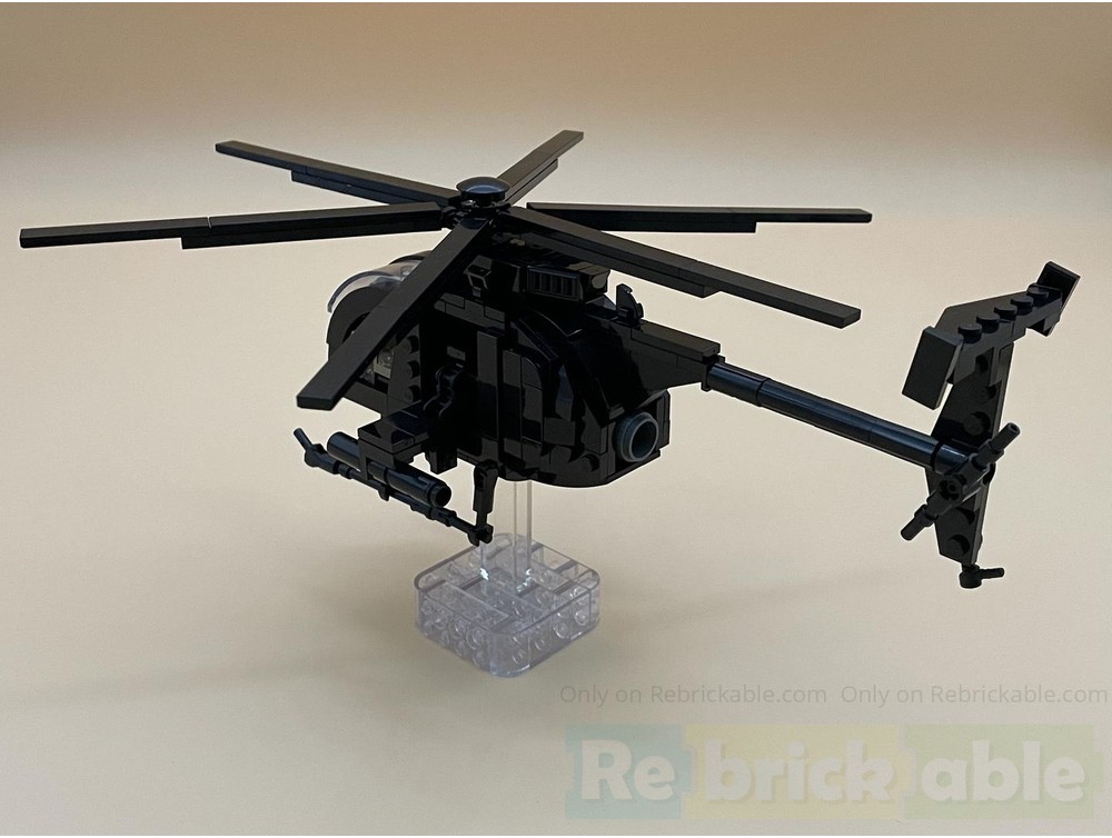 LEGO MOC MH-6 Little Bird by LKBuilds | Rebrickable - Build with LEGO