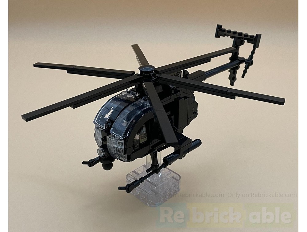 LEGO MOC MH-6 Little Bird by LKBuilds | Rebrickable - Build with LEGO