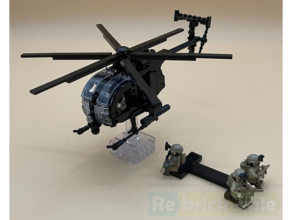 LEGO MOC MH-6 Little Bird by LKBuilds | Rebrickable - Build with LEGO