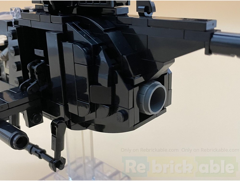 LEGO MOC MH-6 Little Bird by LKBuilds | Rebrickable - Build with LEGO
