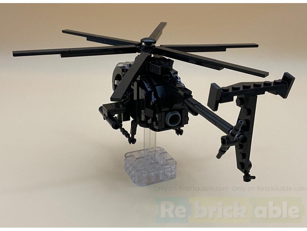 LEGO MOC MH-6 Little Bird by LKBuilds | Rebrickable - Build with LEGO