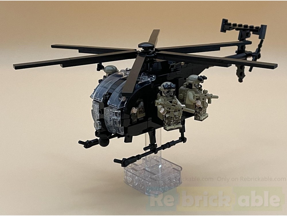 LEGO MOC MH-6 Little Bird by LKBuilds | Rebrickable - Build with LEGO