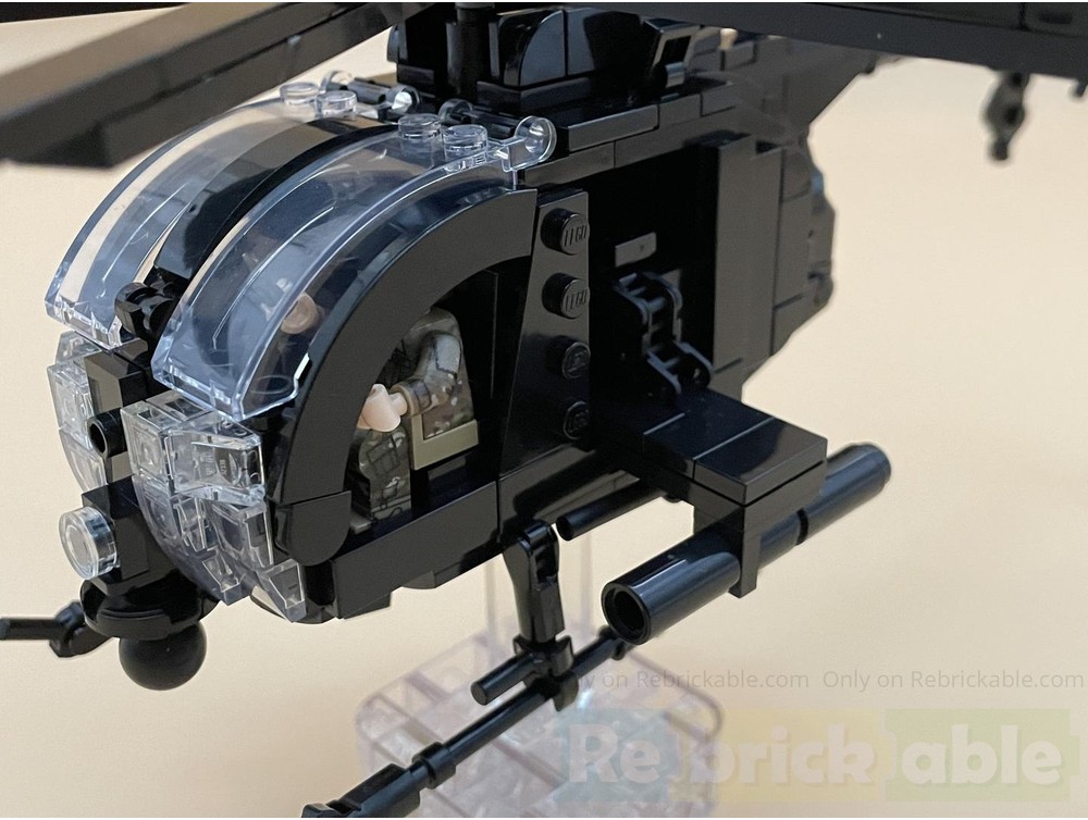 LEGO MOC MH-6 Little Bird by LKBuilds | Rebrickable - Build with LEGO