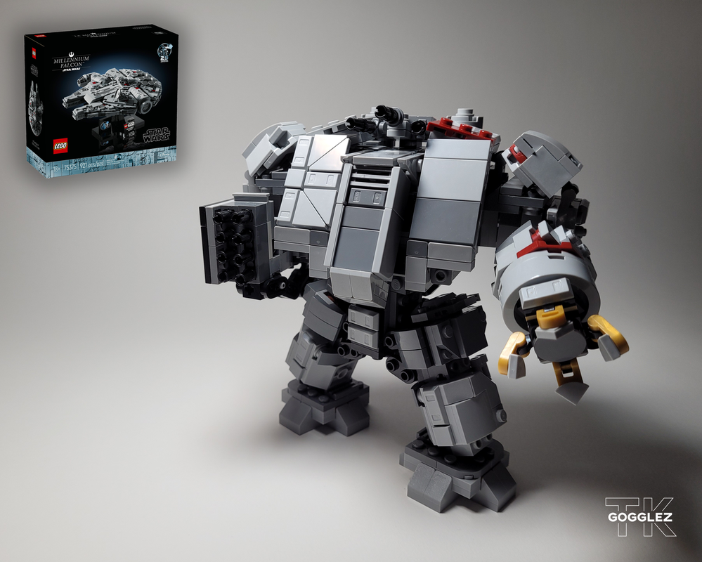 LEGO MOC Warhammer 40k Dreadnought (Grey Knights) (75375 Alternate ...