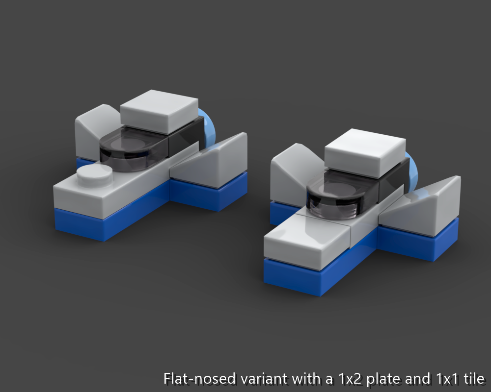 LEGO MOC T-21 Crossfire – Nanoscale Ship (9 Parts) by Helljumper27 ...