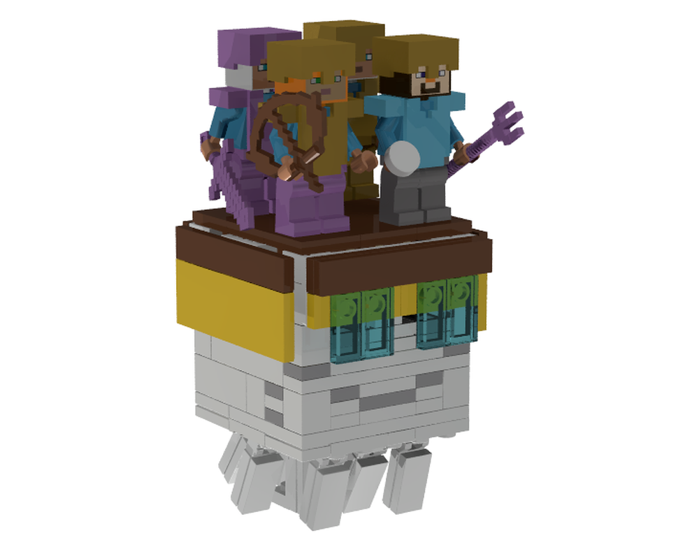 LEGO MOC-224858 Happy Ghast by MOCStar | Rebrickable - Build with LEGO