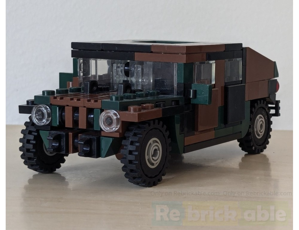 LEGO MOC M1026 HMMWV (Humvee) by 500 HEAVY | Rebrickable - Build with LEGO