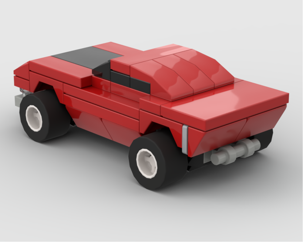 LEGO MOC Mini Muscle Car - 4 Stud Wide by captain_con | Rebrickable ...