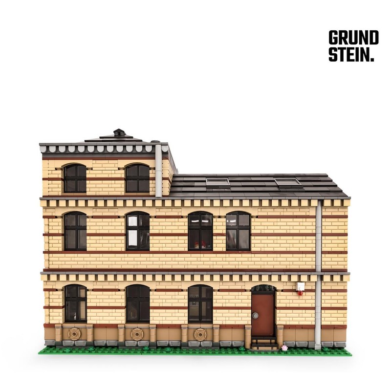 LEGO MOC Modular School by -Felix- | Rebrickable - Build with LEGO