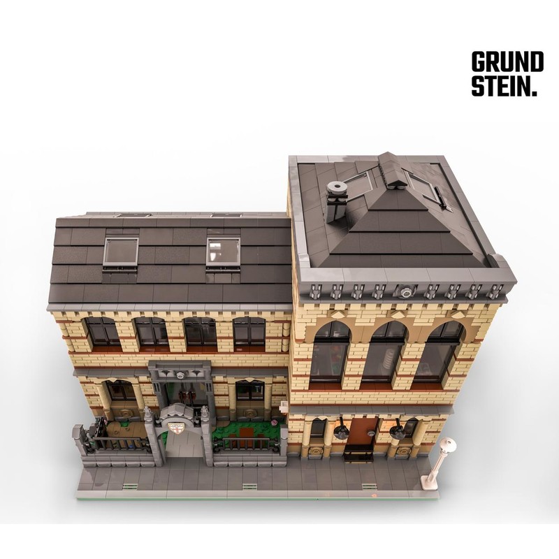 LEGO MOC Modular School by -Felix- | Rebrickable - Build with LEGO