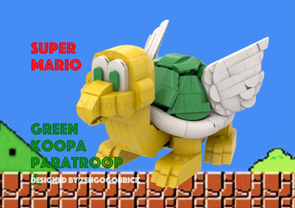 LEGO MOC 40787 Super Mario – Green Koopa Paratroopa by zengogobrick ...