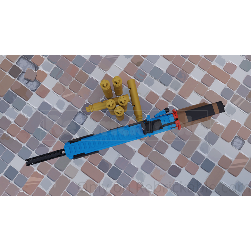 LEGO MOC MK-Seven Assault Rifle by Rexissussy | Rebrickable - Build ...