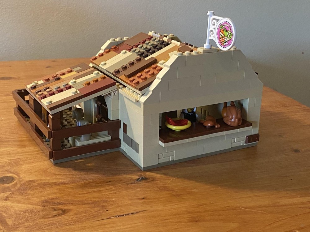LEGO MOC Medieval Butcher Shop by Moredernathe | Rebrickable - Build ...