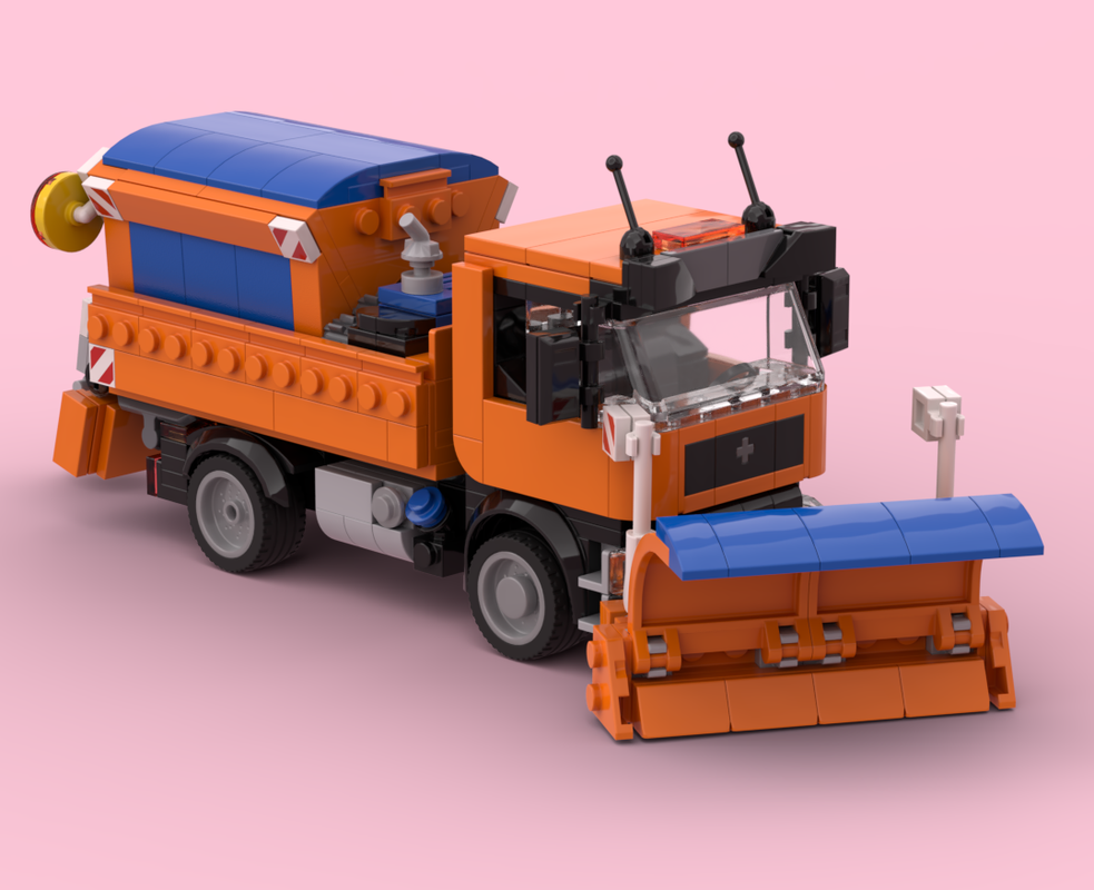 LEGO MOC Snow Plow Lorry by Wacky | Rebrickable - Build with LEGO