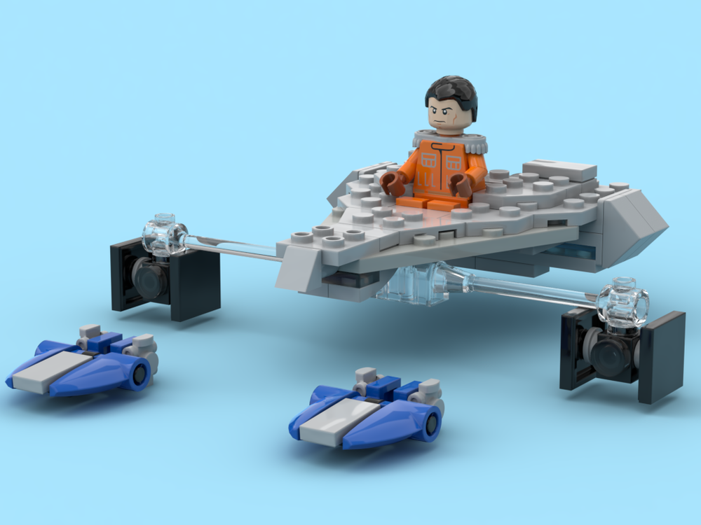LEGO MOC Microfighter - Quasar Fire-class cruiser-carrier by ...