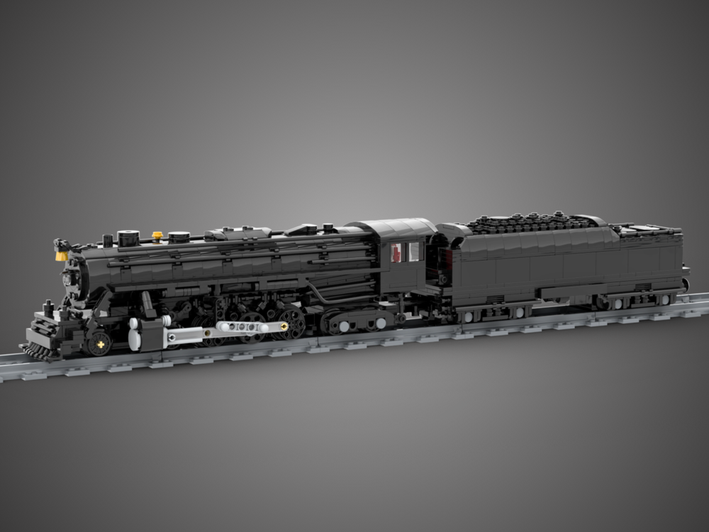 LEGO MOC American steam locomotive (4-6-4) by Olivier312 | Rebrickable ...