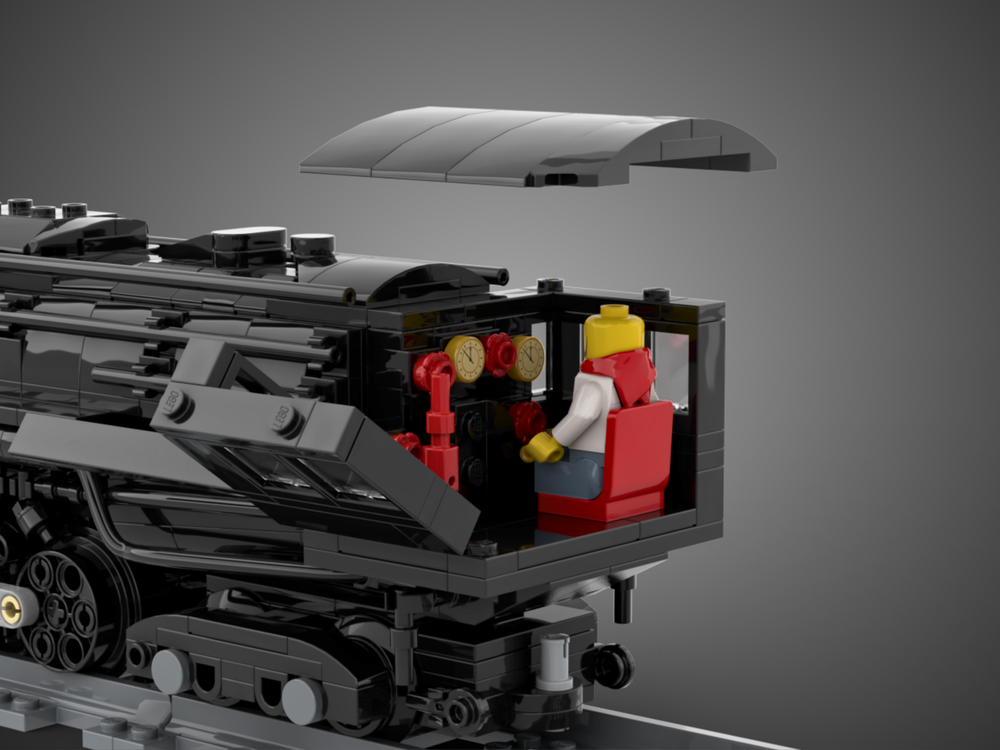 LEGO MOC-224943 American steam locomotive (4-6-4) by Olivier312 ...