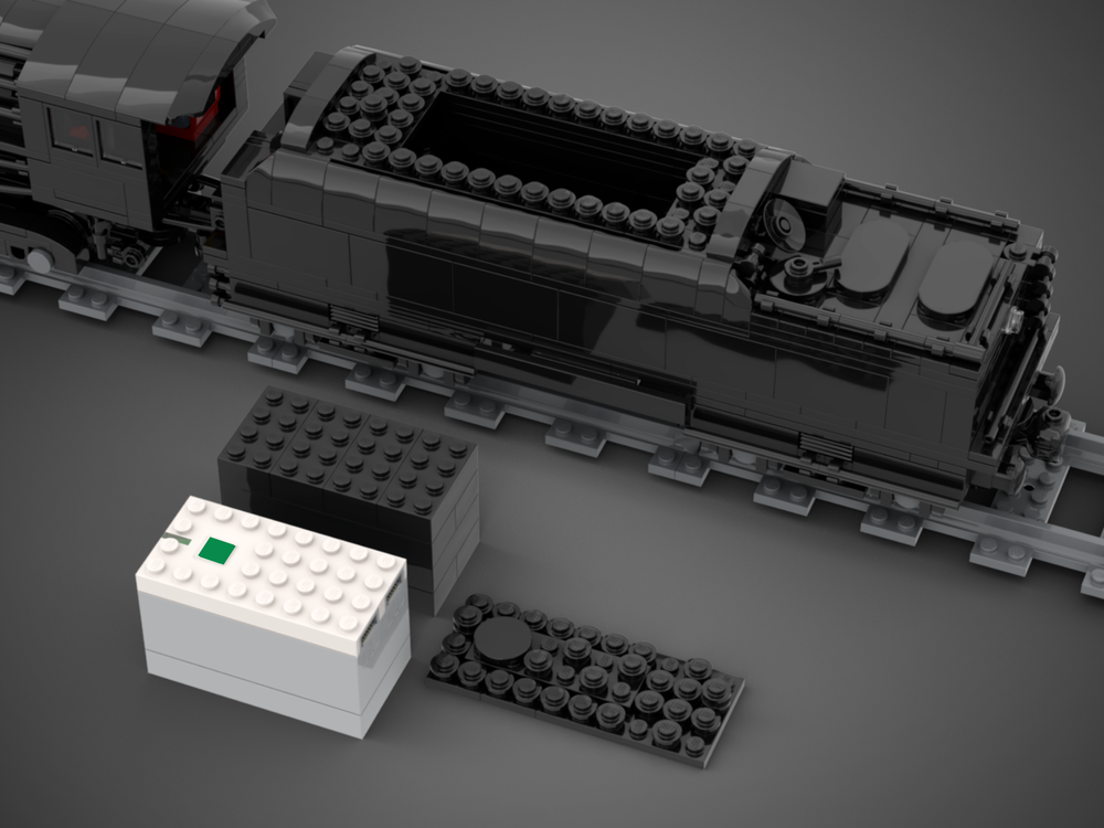LEGO MOC-224943 American steam locomotive (4-6-4) by Olivier312 ...