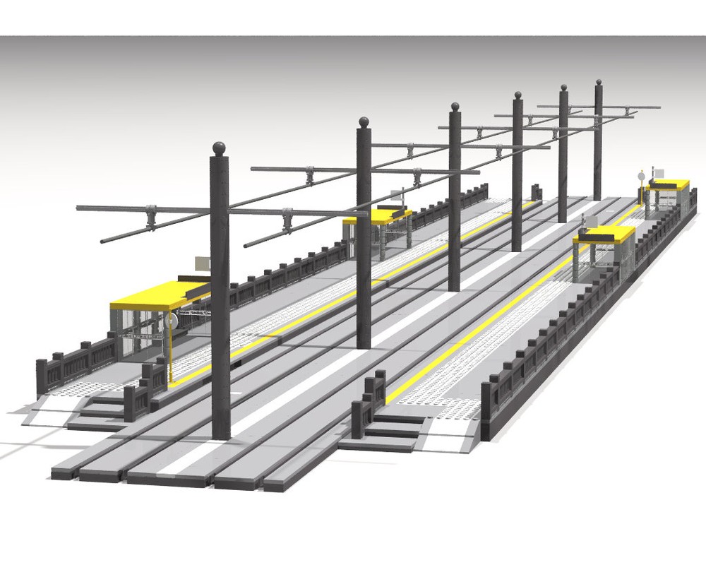 LEGO MOC-22496 tram station (Creator > Basic Model > Traffic 2018 ...