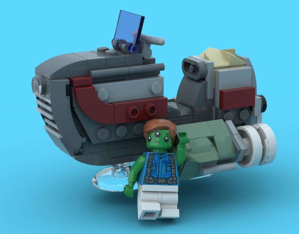 LEGO MOC Utility Skiff “Muleback” by Bro_Bricks01 | Rebrickable - Build ...