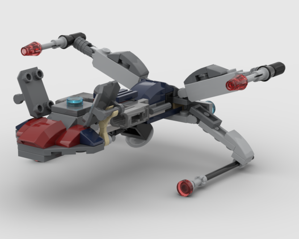 LEGO MOC X Wing from battle pack by Filipoo12351 | Rebrickable - Build ...