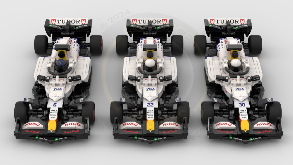 LEGO MOC F1 Visa Cash App RB VCARB 02 by CGForceDesigns | Rebrickable ...