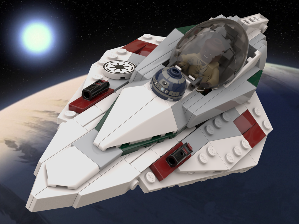LEGO MOC Mace Windu's Delta-7B Starfighter by Ostronamus | Rebrickable ...