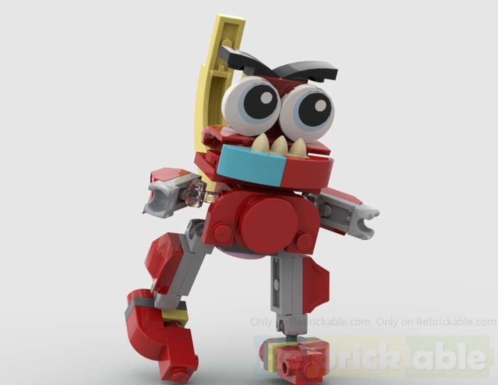 LEGO MOC Red Dragon Zorch by moyerpandabuilder | Rebrickable - Build ...