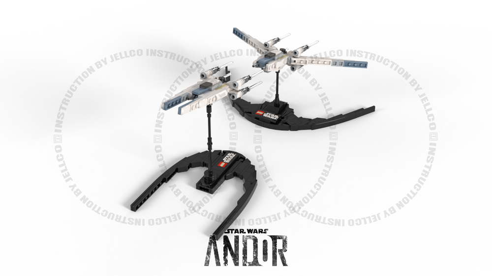 LEGO MOC-225095 Ultramicro UT-60D Rebel Starfighter Desktop Version by ...