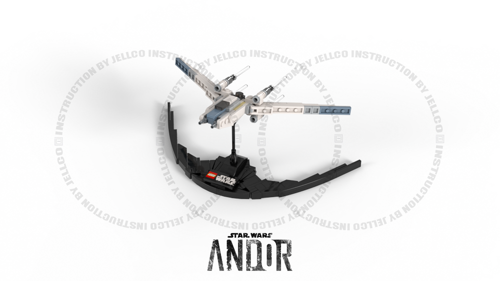 LEGO MOC Ultramicro UT-60D Rebel Starfighter Desktop Version by jellco ...