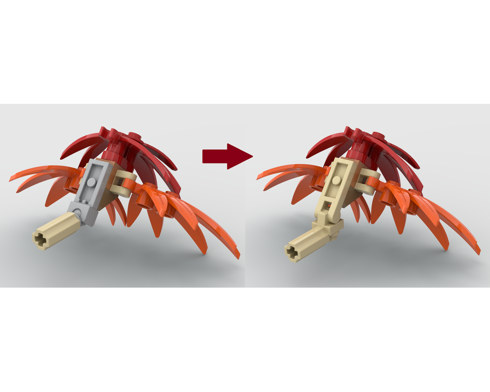 LEGO MOC Red Maple - Tan Branch by lolQwertz | Rebrickable - Build with ...